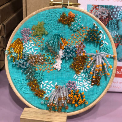 Imogen Melissa - 3D Beading and Embroidery, Coral | Old Bank Studios